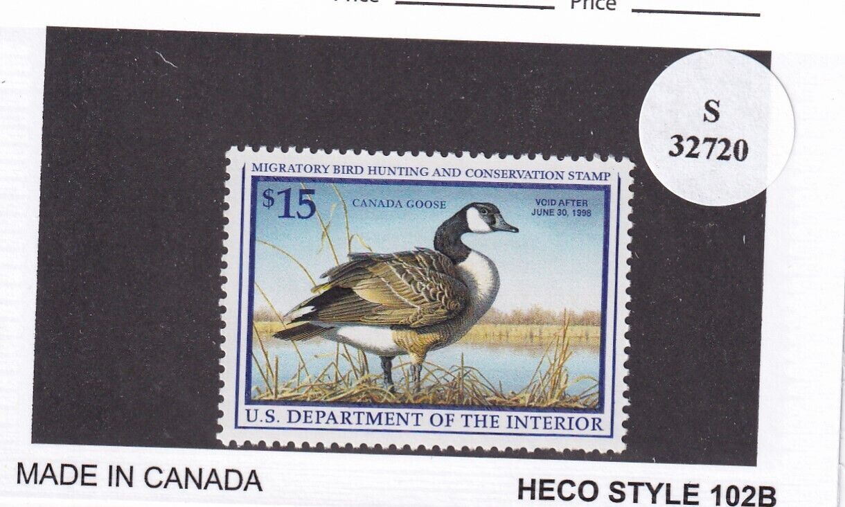 U.S.: Sc #RW64, $15 Canada Goose, Duck Stamp, MNH (F32720) | United ...