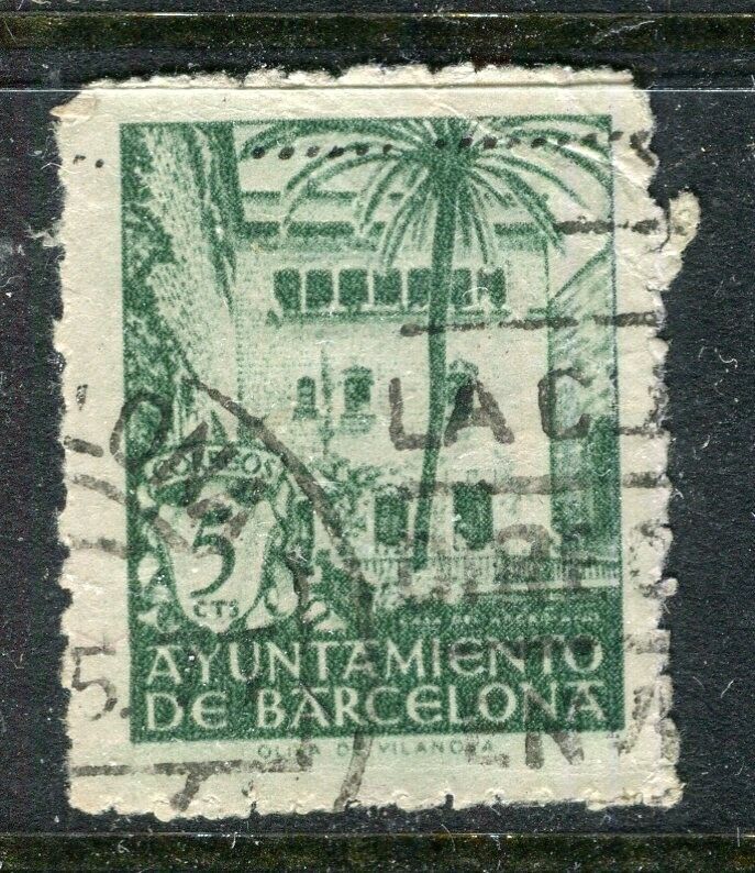 SPAIN; 1930s early Barcelona Local Civil War period issues fine used ...
