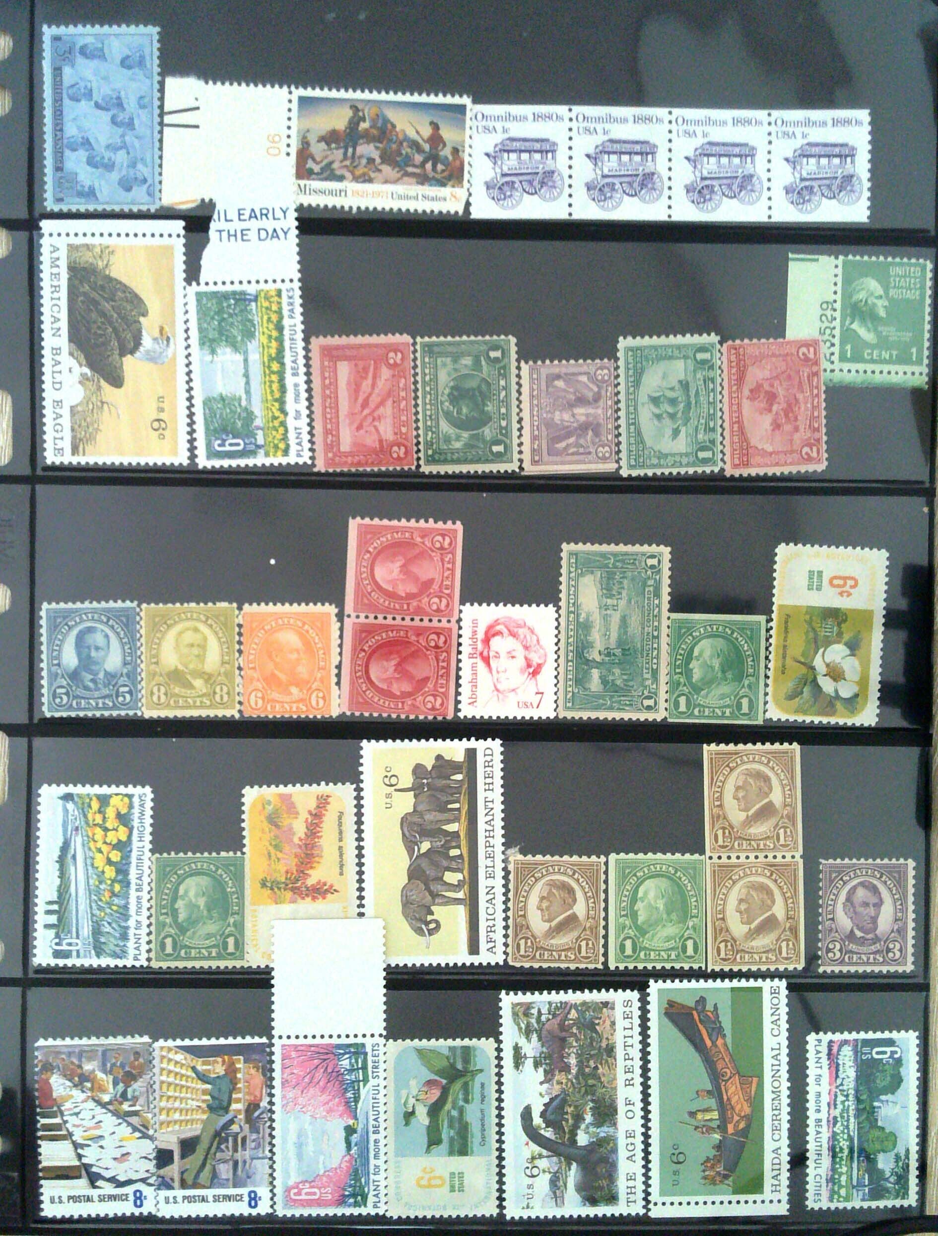 US Starter Collection including Front of Book Lot - Unused | United ...