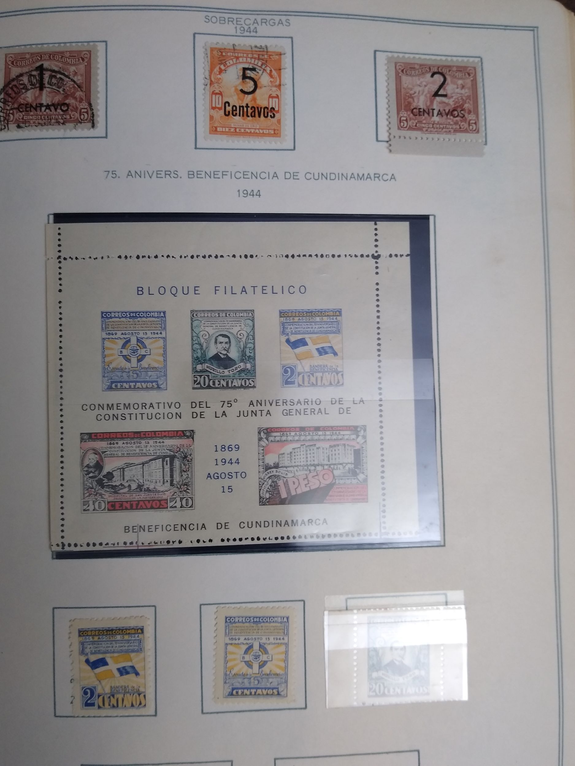 collection in album Colombia to 1979 CV $1917 | Central & South America ...