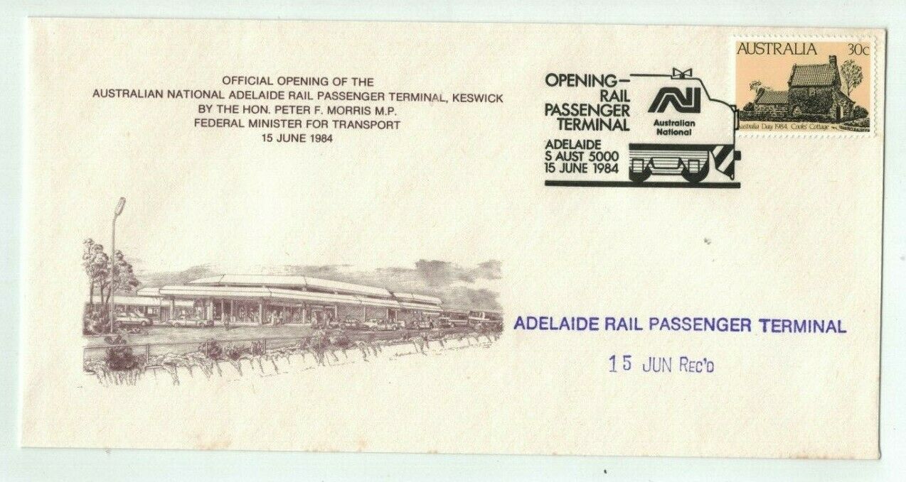 1984 Opening of Adelaide Rail Passenger Terminal Keswick | Australia ...