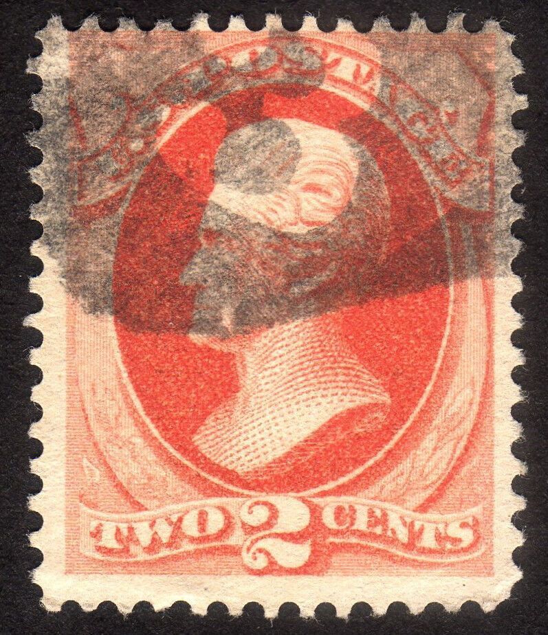 1875, US 2c, Negative Numeral 3 Fancy cancel, Used, Sc 178 | United ...