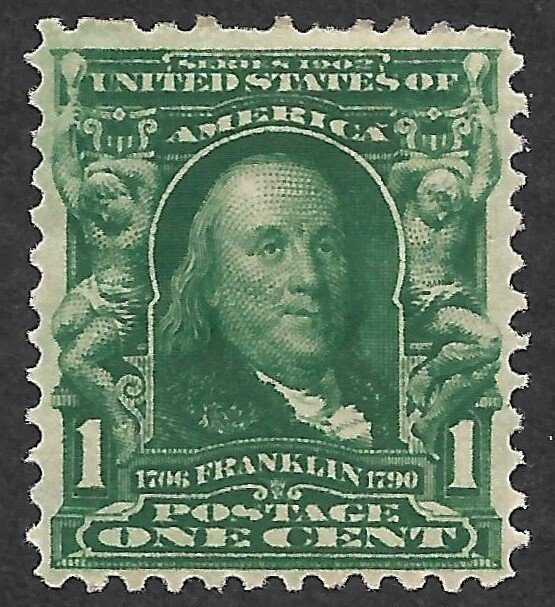 MH 1903 1c & 2c Franklin-Washington, Scott #300* & #301* | United ...
