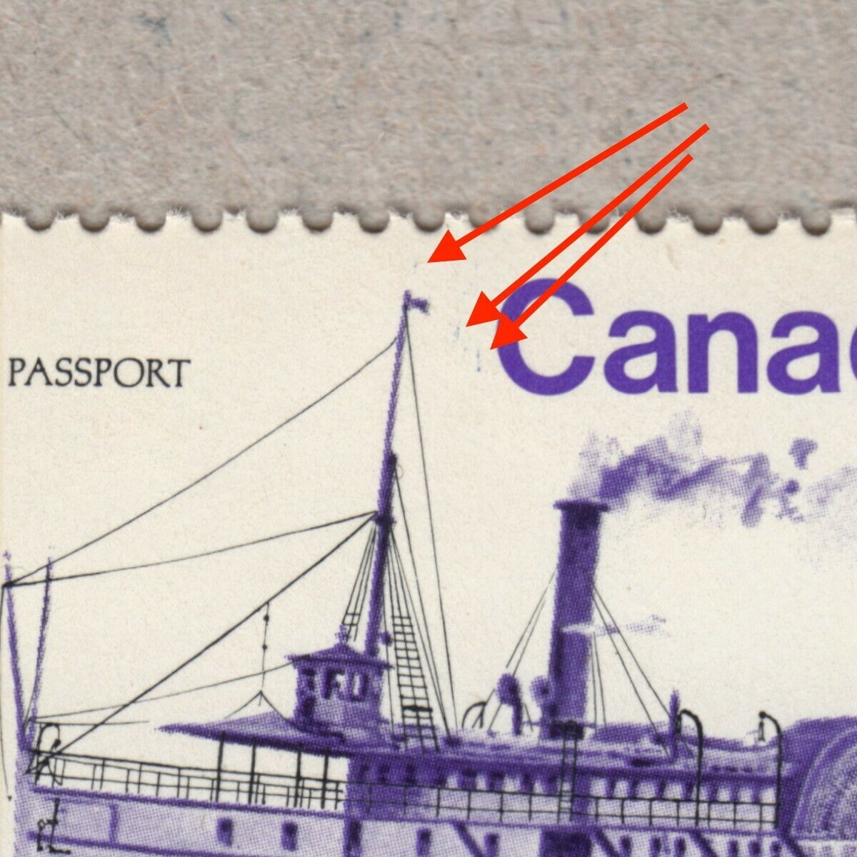 Error-Variety = SHOOTING STARS = SHIPS Block of 4 MNH Canada 1976 #701 ...