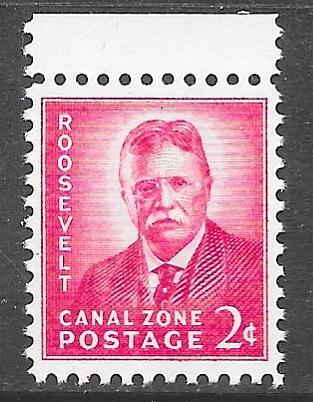 Canal Zone 138: 2c T. Roosevelt, dull gum, MNH, F-VF | United States ...