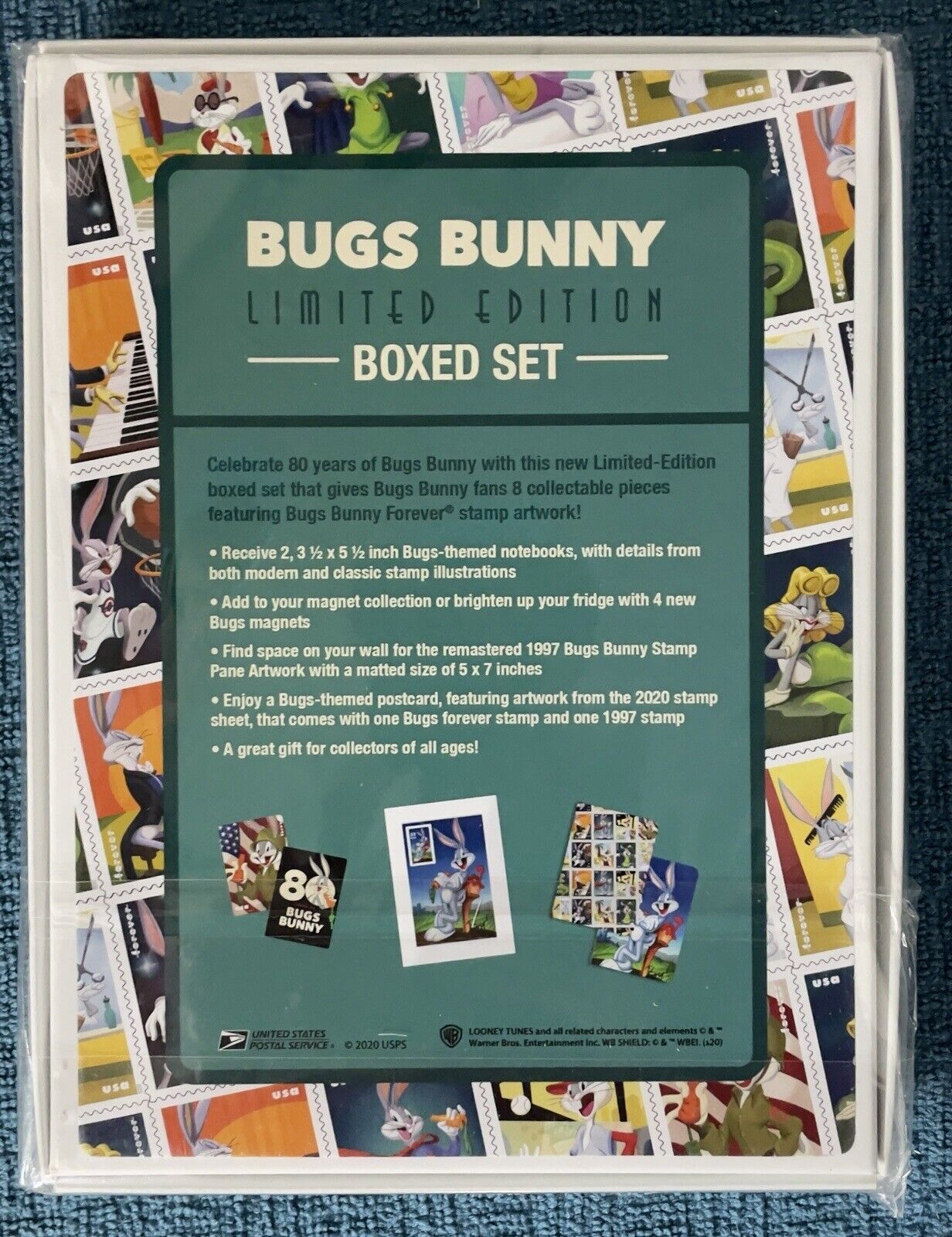 Rare! USPS Bugs Bunny Limited Edition Boxed Set, original packaging ...