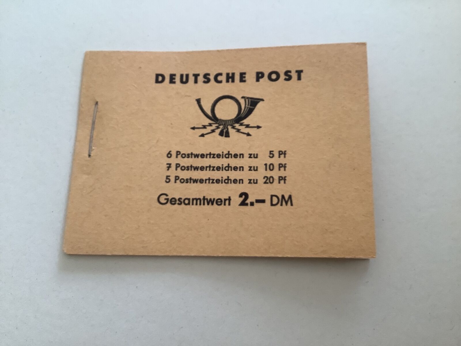 German Democratic Republic mint never hinged 1957 stamps booklet R49967 ...