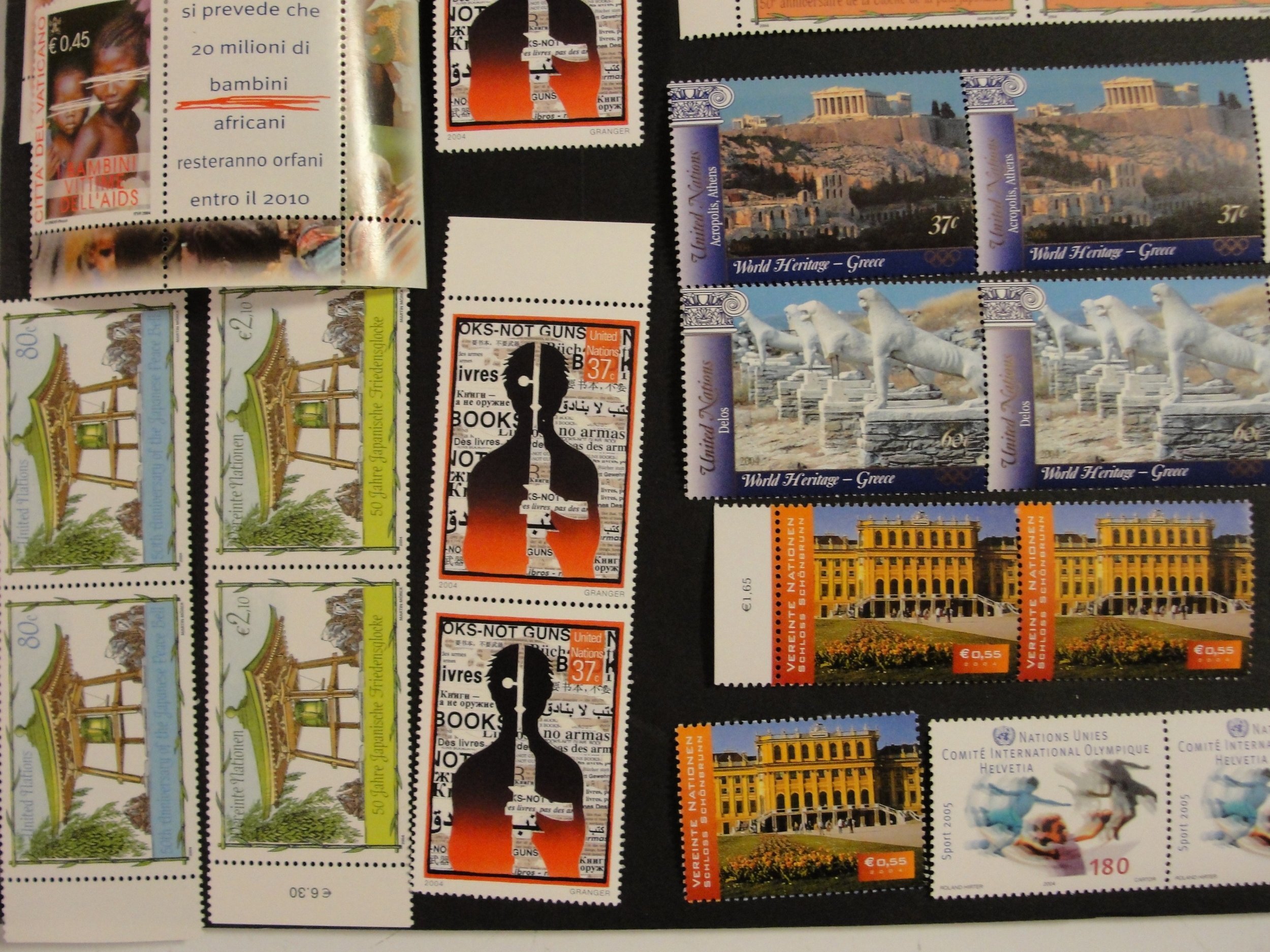 2004 United Nations Single Stamps All MNH | Worldwide - United Nations ...