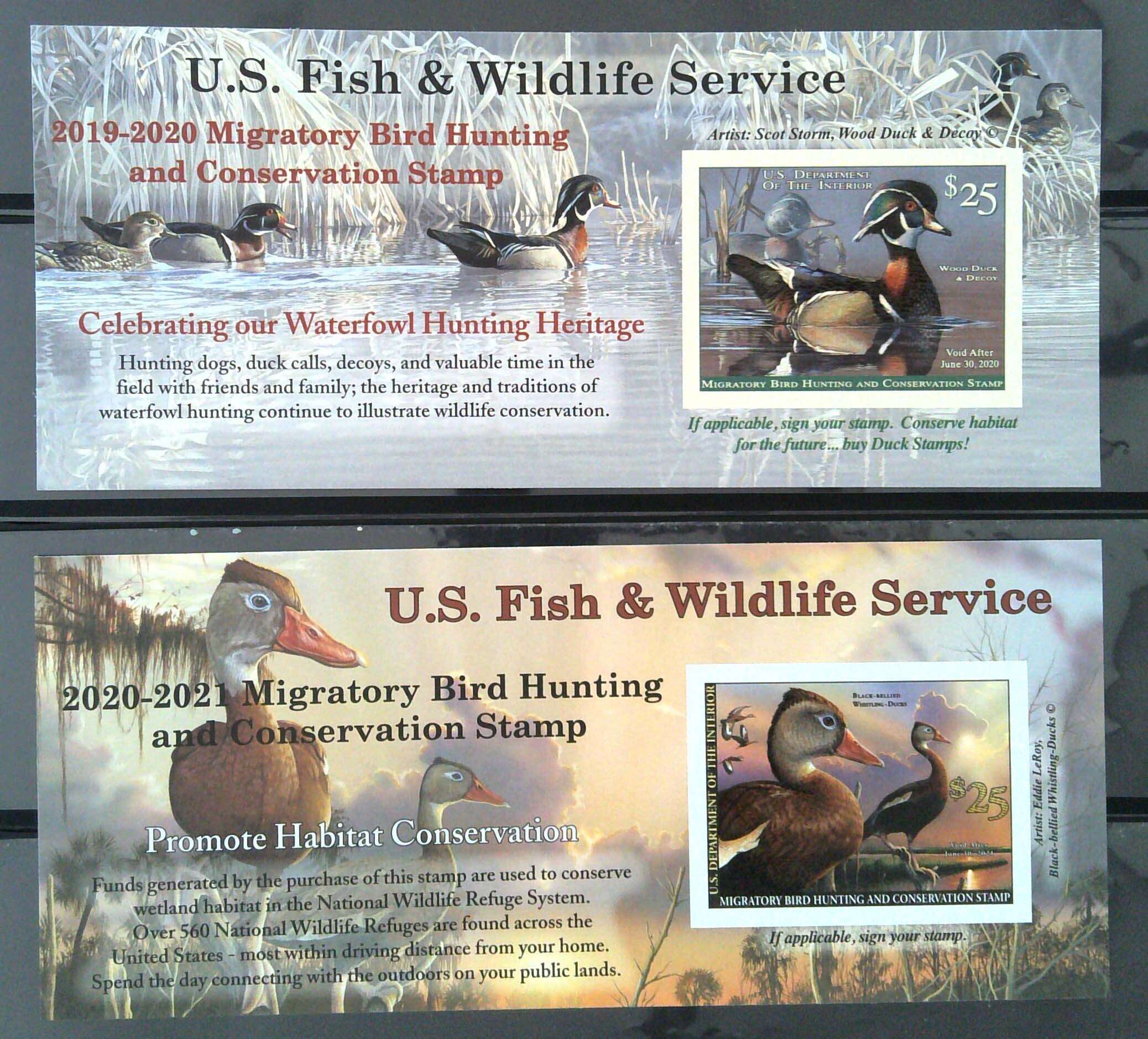 Scott #RW86A-87A - VF - Hunting Permit Stamps - MNH - Lot - 2019-20 ...