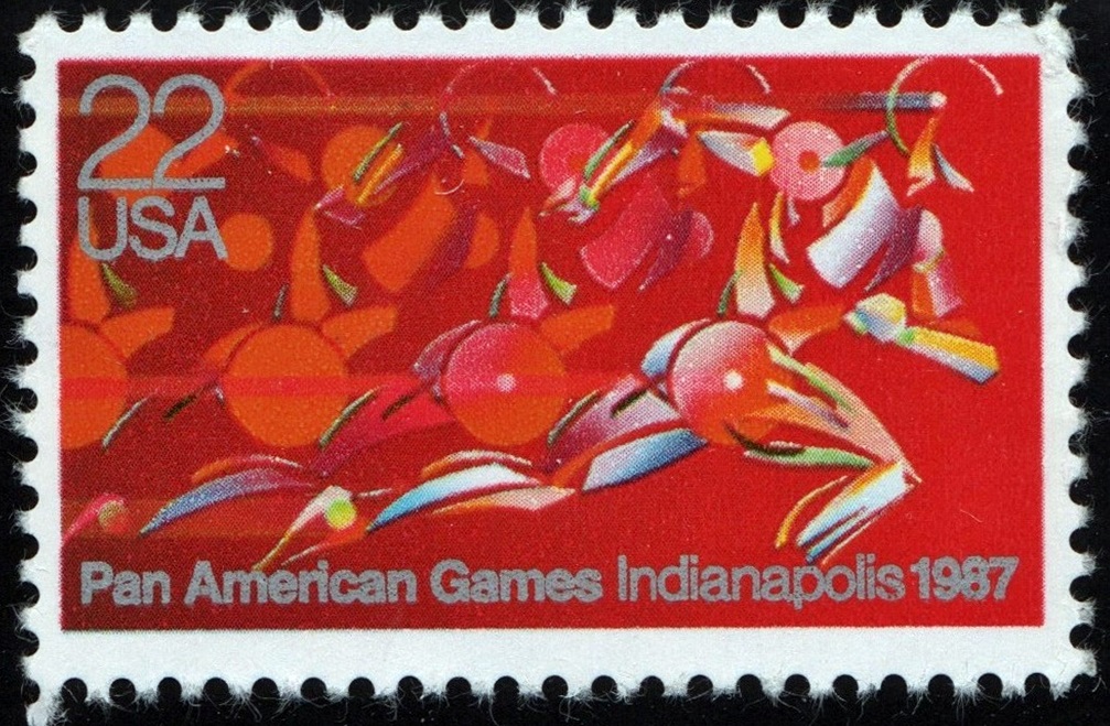 SC#2247 22¢ Pan American Games Single (1987) MNH | United States ...