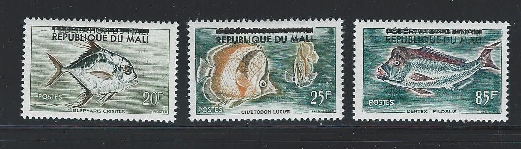 Republic of Mali mh sc 10-12 | Africa - Mali, General Issue Stamp ...