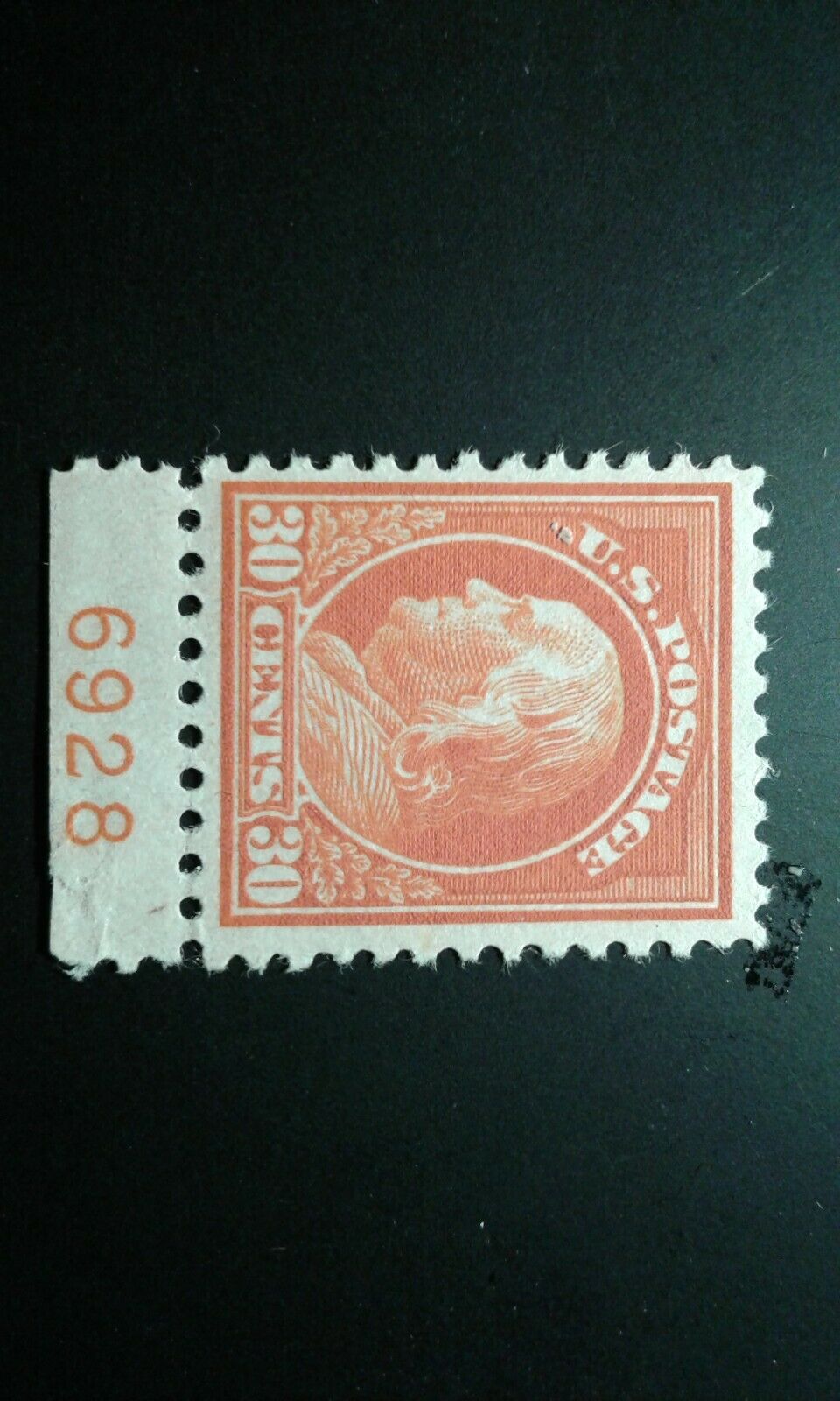 US #516 MNH plate number hinge in selvage e199.5164 | United States ...