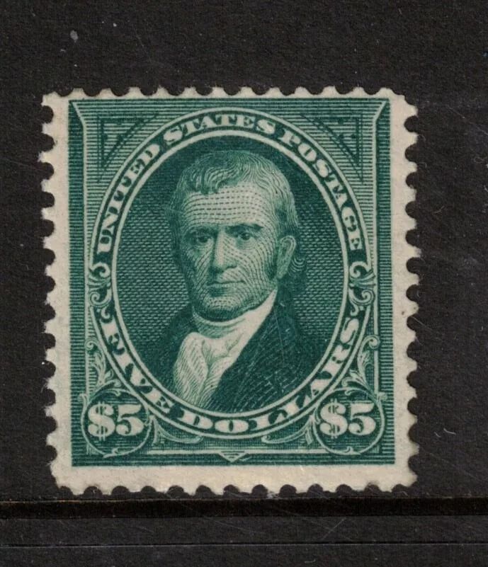 USA #263 Mint Fine Full Original Gum Hinged With Certificate | United ...