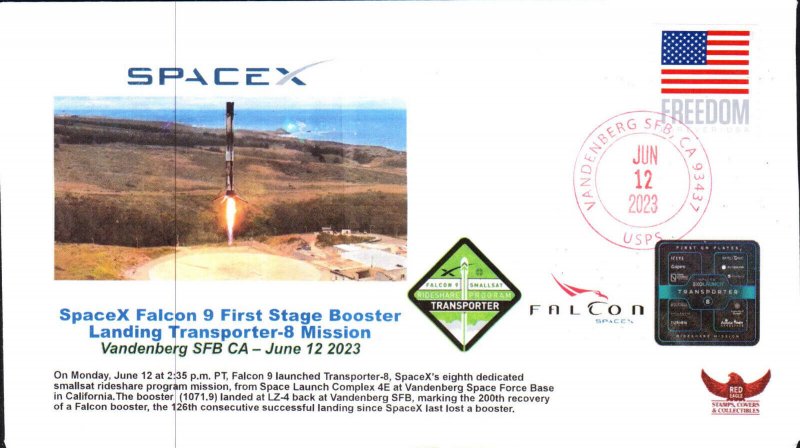 2023 SpaceX Falcon 9 First Stage Booster Landing Starlink 2-10 VSFB 30 ...