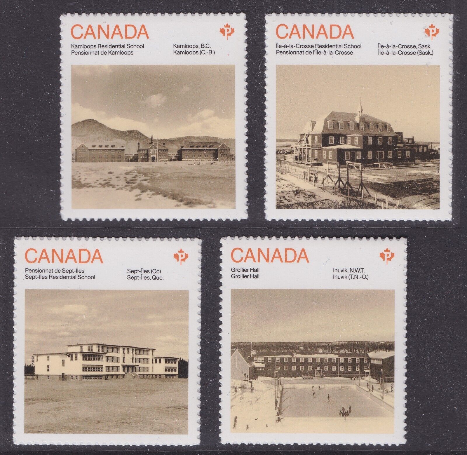 Canada 3397-3400 3400a Truth and Reconciliation 'P' set 4 MNH 2023 ...