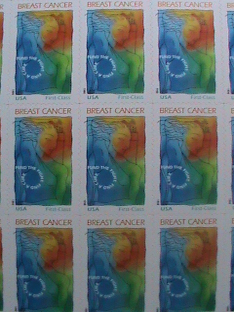 United States-1998- Breast Cancer First Class Mail Scott NOT Listed-Mnh ...