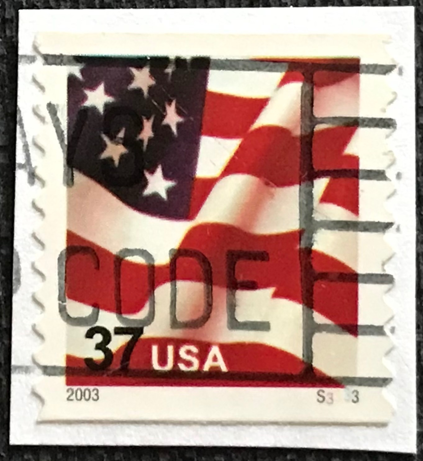 US #3632a Used PNC Coil Single #S3333 OP Flag SCV $1.00 | United States ...