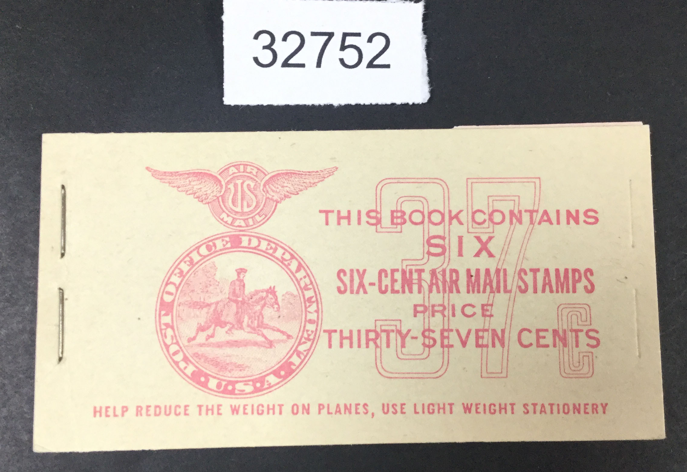 US Stamps #RF AIR Mail Booklets Image From Inside (Stamp Seperated) LOT ...