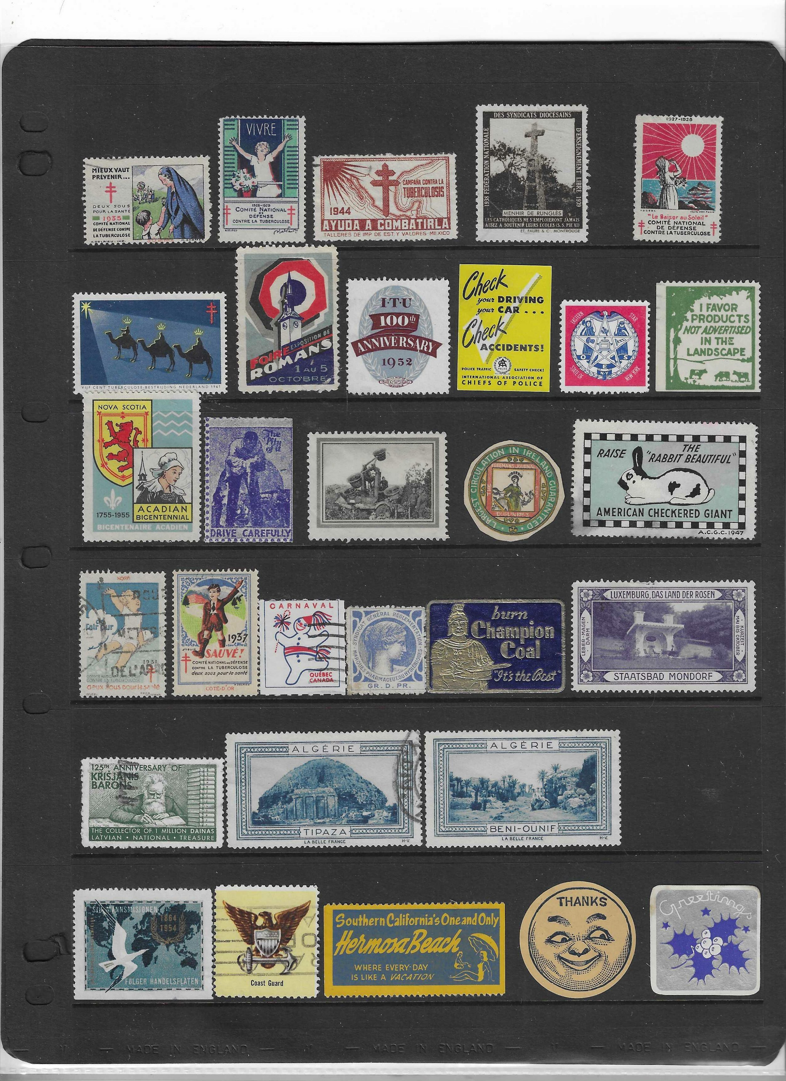 Poster Stamp Collection | Specialty Philately - Cinderellas, Stamp ...