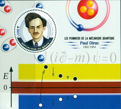 2018 Pioneers of Quantum Physics Paul Dirac Physics atoms formulas ...