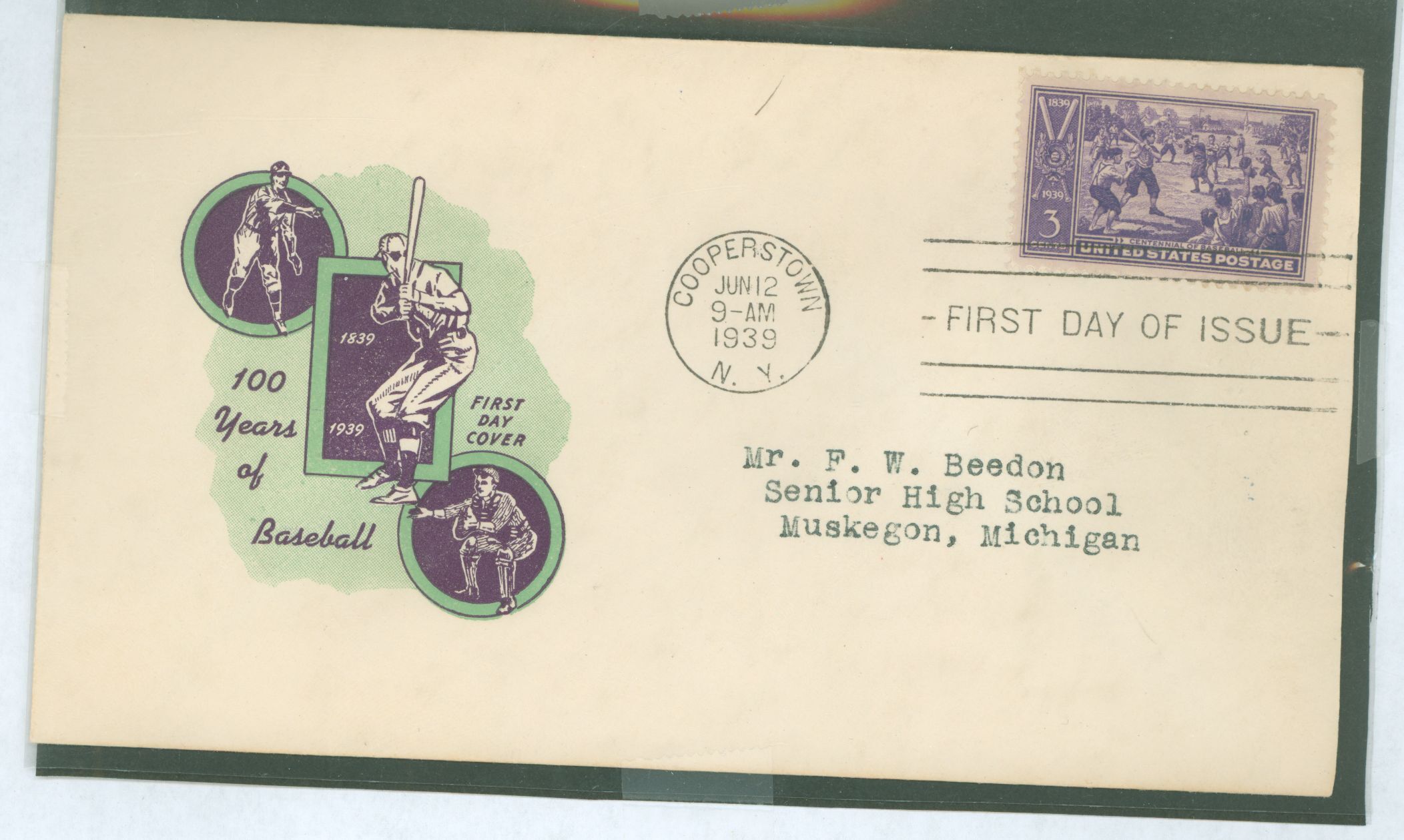 United States #855 (Baseball) (Fdc) | United States, General Issue ...