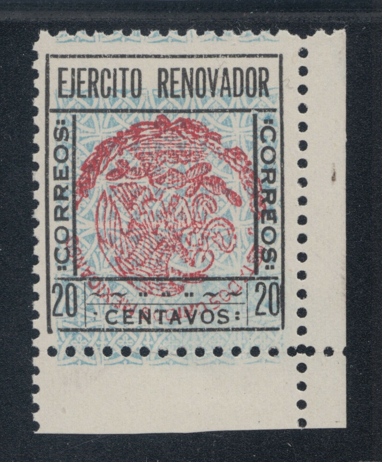 Mexico, Sinaloa, Sc 2 var. MNH. 1929 20c Coat of Arms with INVERTED ...