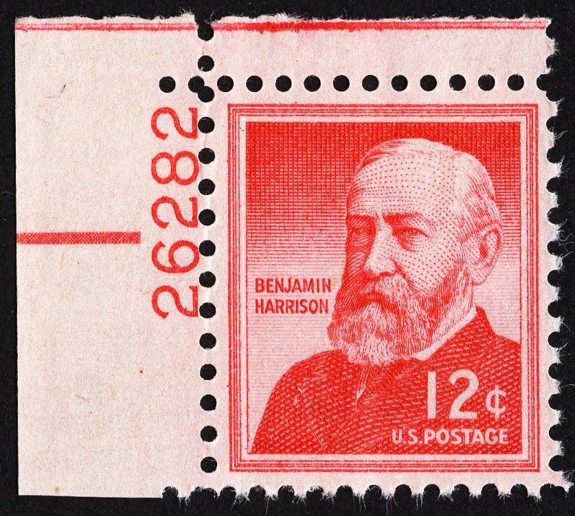 US 1045 MNH F/VF 12 Cent Benjamin Harrison | United States, General ...