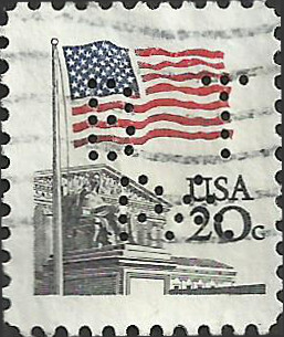 # 1894 Used Line Perf. 11 Dull GUM Flag Over Capitol | United States ...