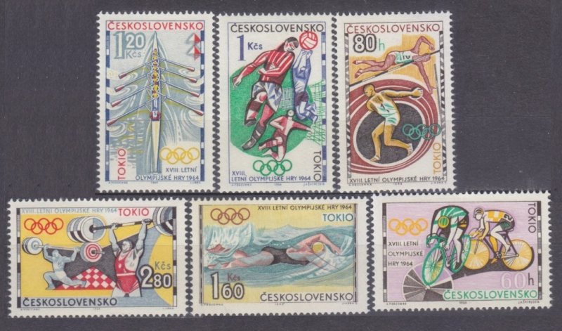 1964 Czechoslovakia 1488-1493 1964 Olympic Games in Tokio 10,00 ...