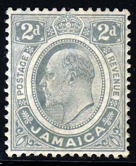 JAMAICA King Edward VII 1911 2d. Grey Watermark Multiple Crown CA SG 57 ...