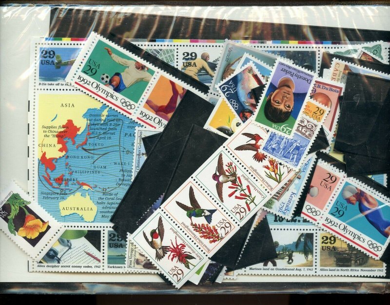 USPS 1992 Commemorative Stamp Collection Book Hardcover Item #8992 ...