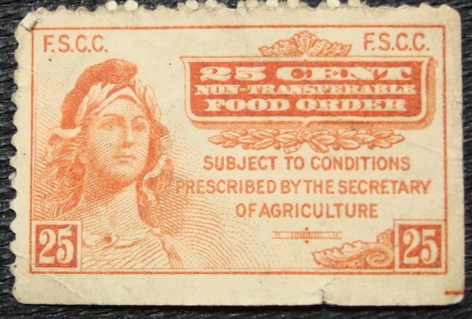 US *Mint* Single, Non Transferable Food Order L3 | United States, Stamp ...