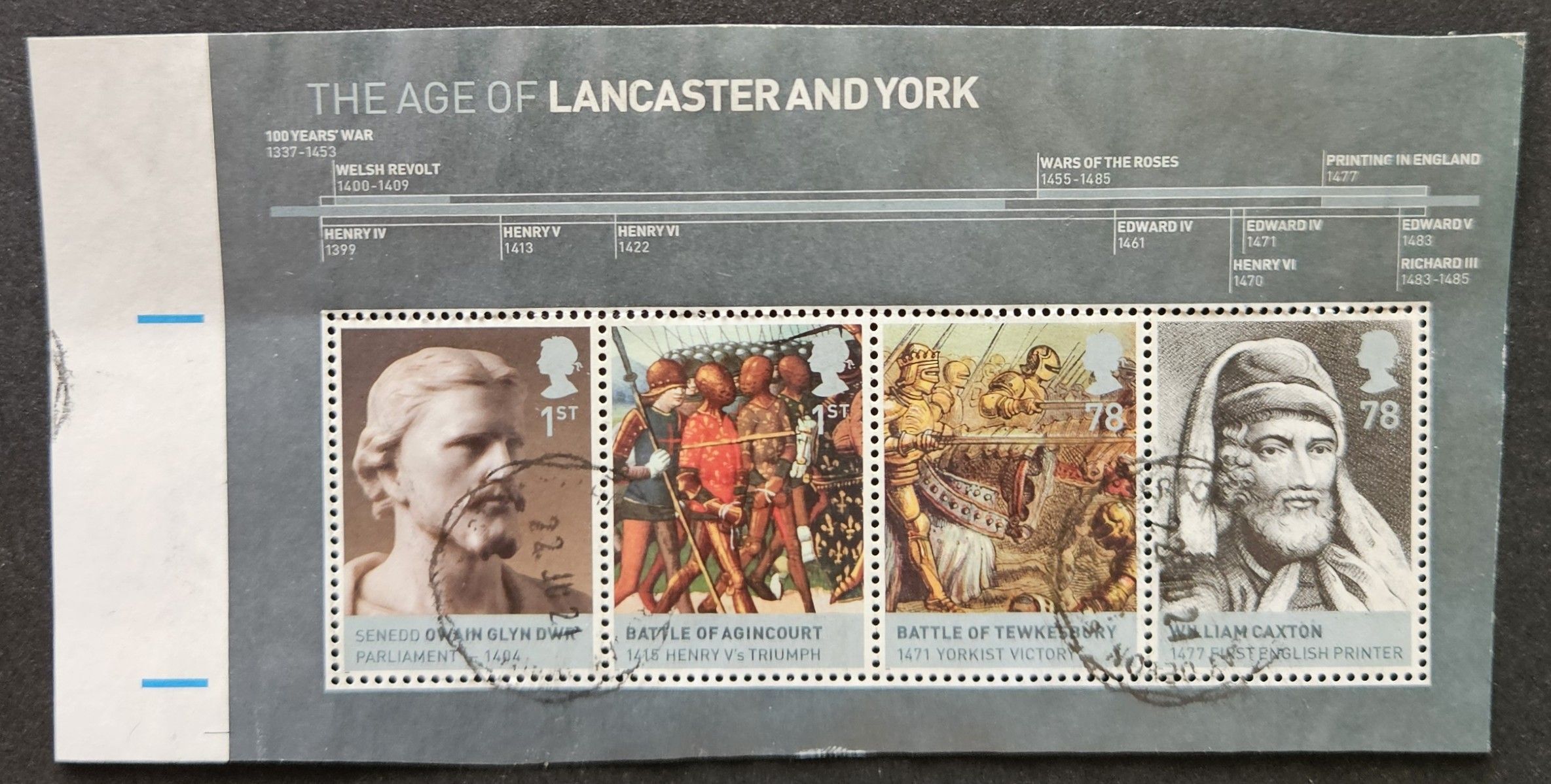 Great Britain 2008 SGMS2818 used Kings and Queens: Houses of Lancaster ...