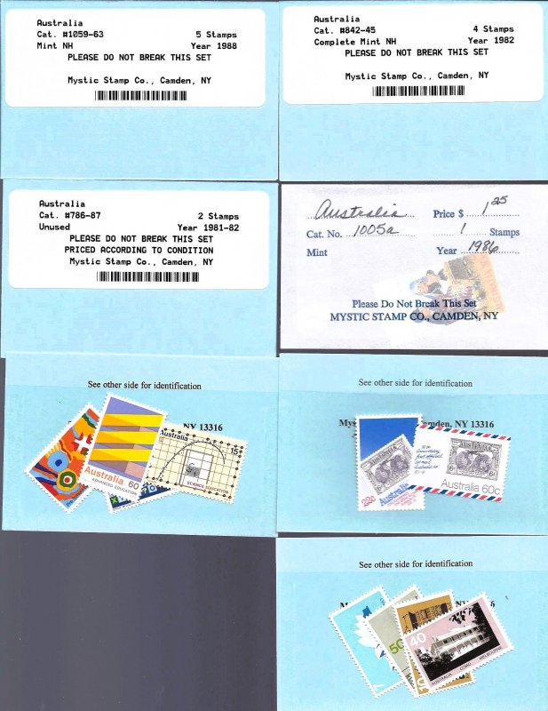 Australia 14 packets of OGNH - See Description | United States, General ...