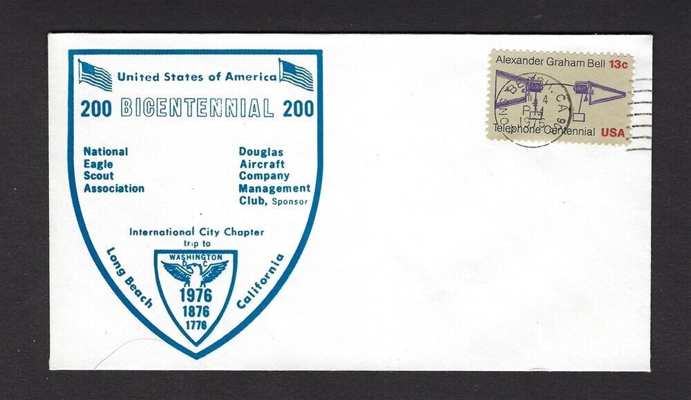 1976 US Boy Scouts Bicentennial Long Beach Knights of Dunamis Eagle ...