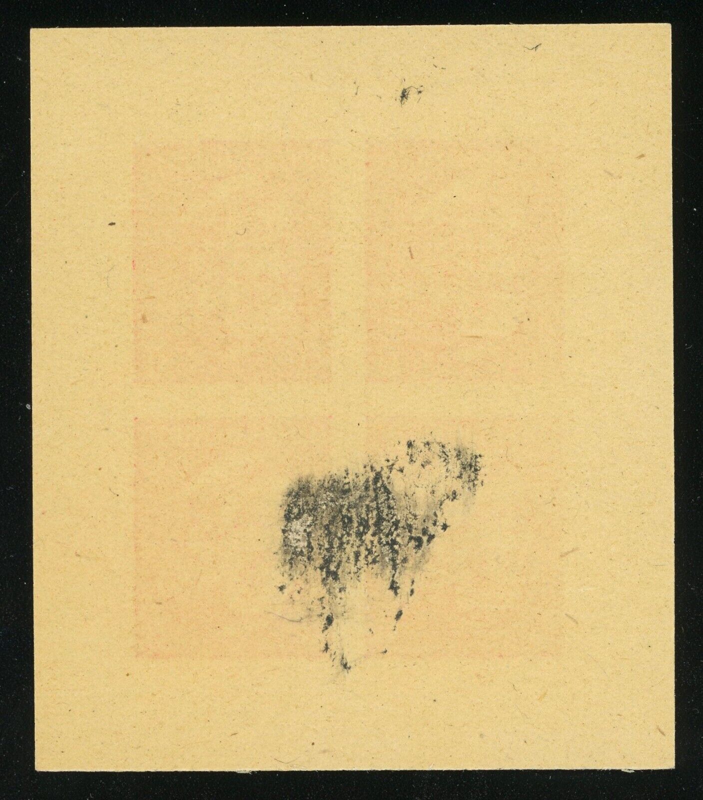 Hitler Death Mask 1944 Propaganda Stamps Block of 4 Imperf WWII Germany ...