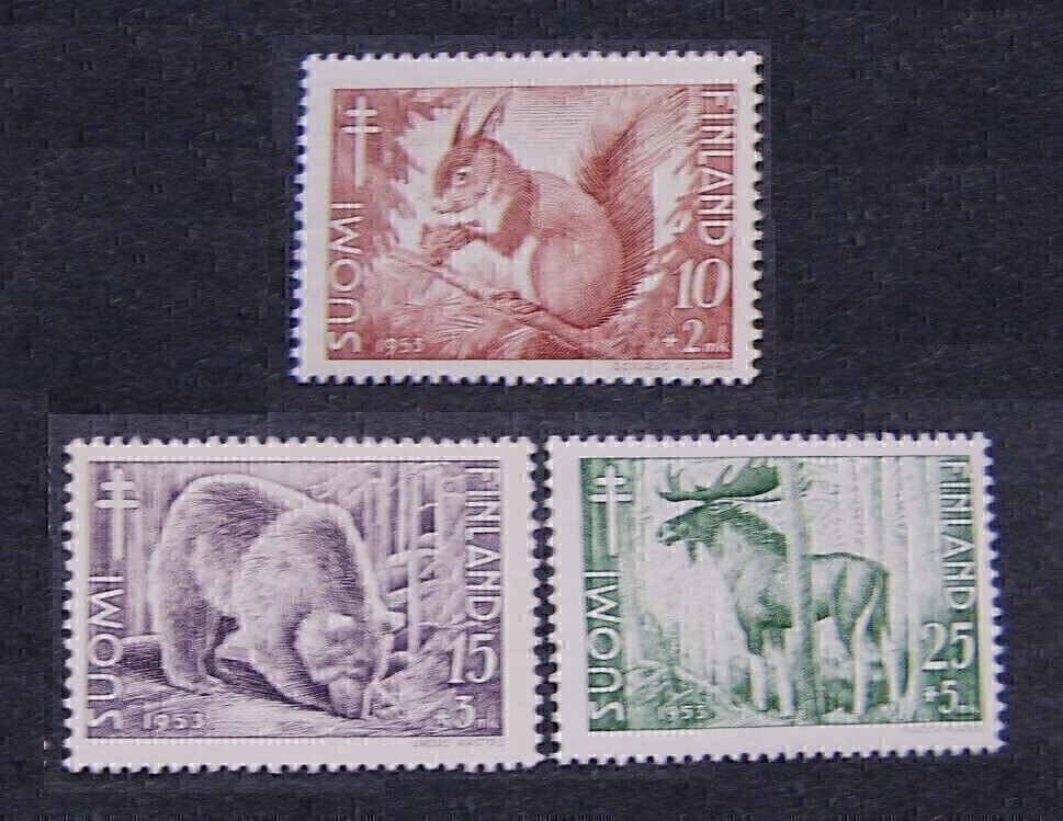 Finland 1953 Lovely European Animals (3v Cpt) MNH CV$12 | Europe ...