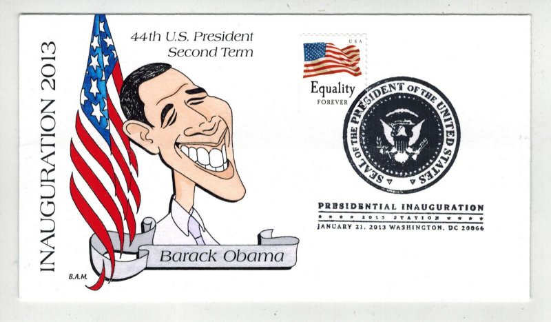 2013 Barack Obama Inauguration DAY Handpainted Barbara Montgomery ...