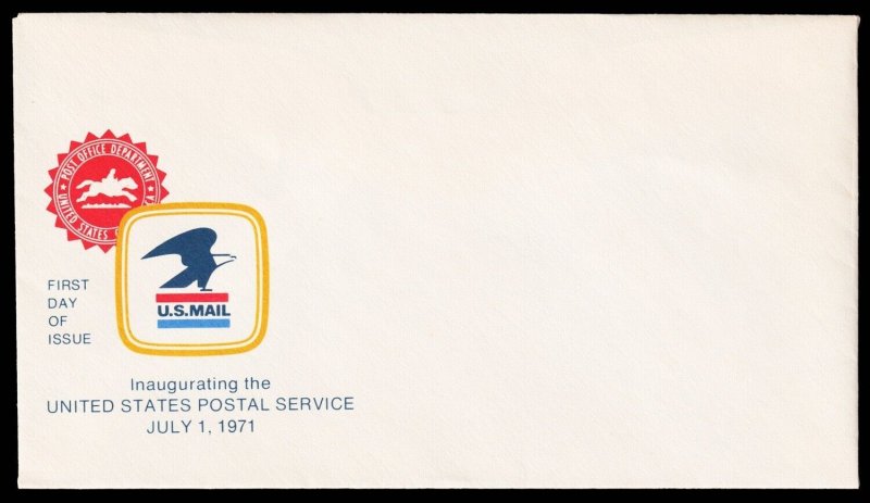 United States First Day Envelope Inaugurating the USPS (1971) Mint VF M ...