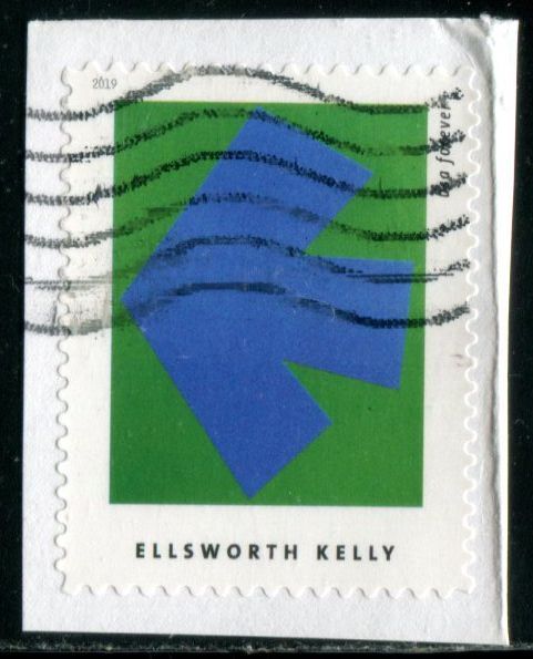 5387 US (55c) Ellsworth Kelly SA, used on paper | United States ...