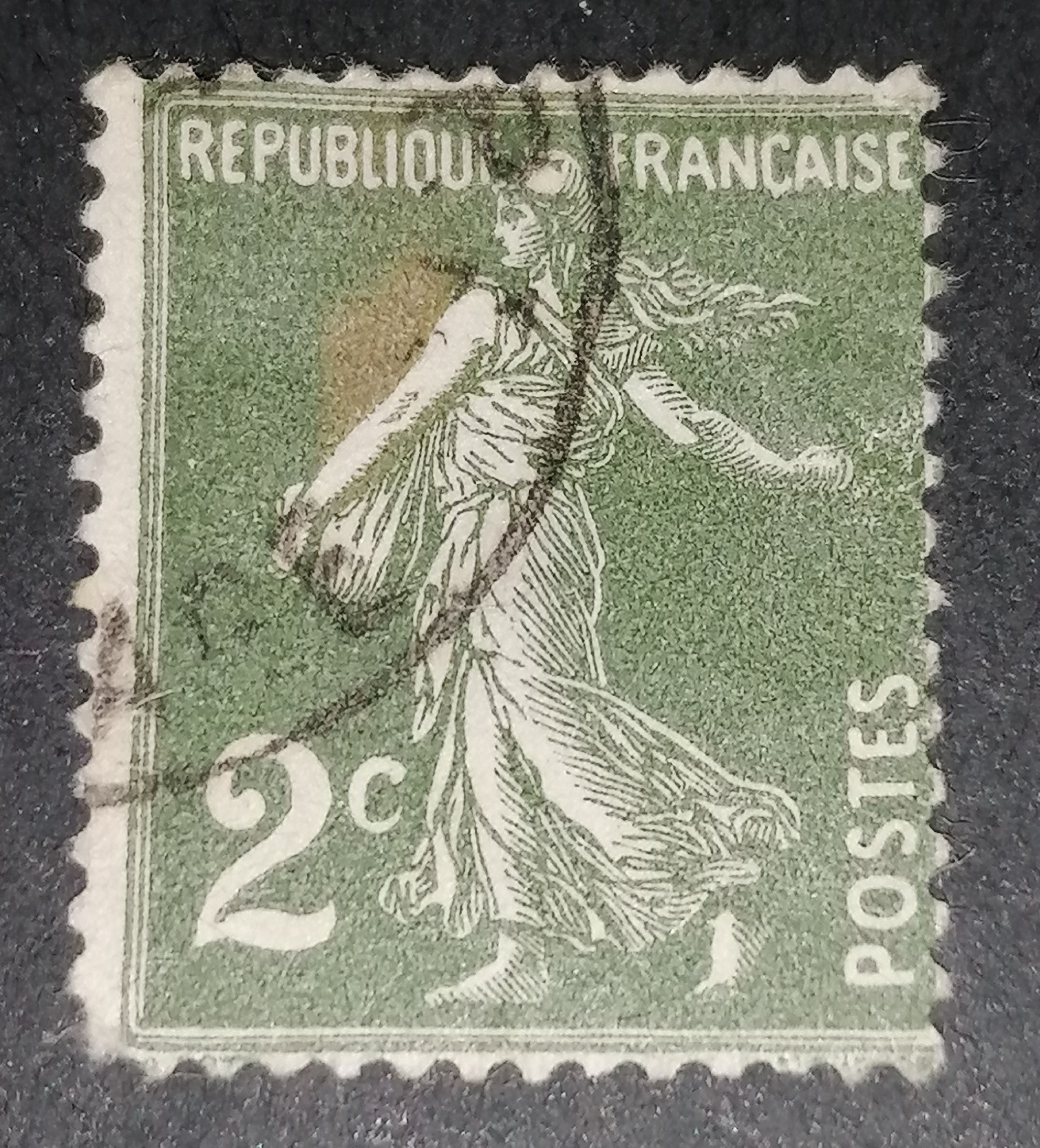 France 2c 1931 sower with color error | Europe - France & Colonies ...