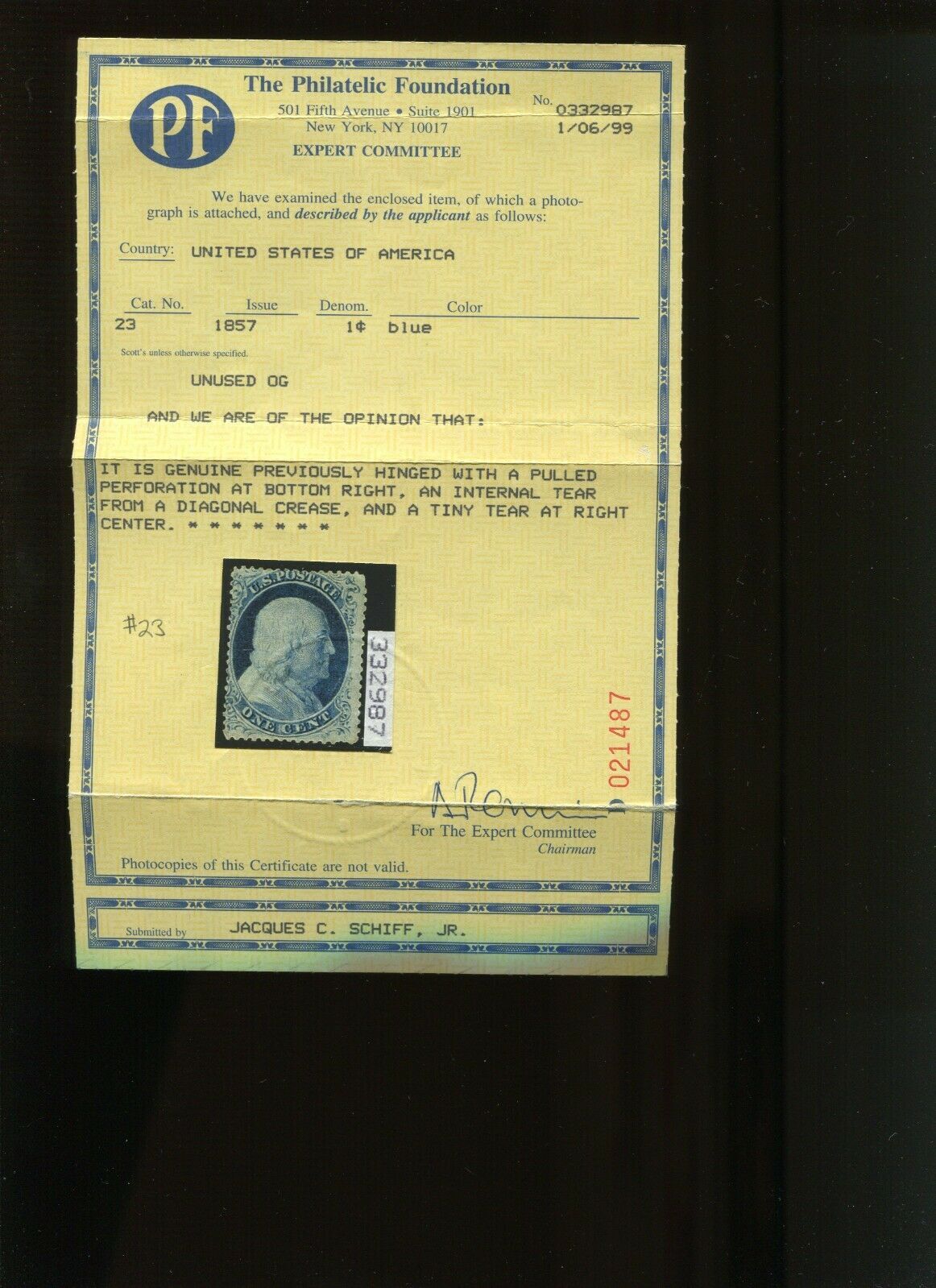 23 Franklin Mint Stamp with PF Cert Scott CV $10,000 (Bz 646) | United ...