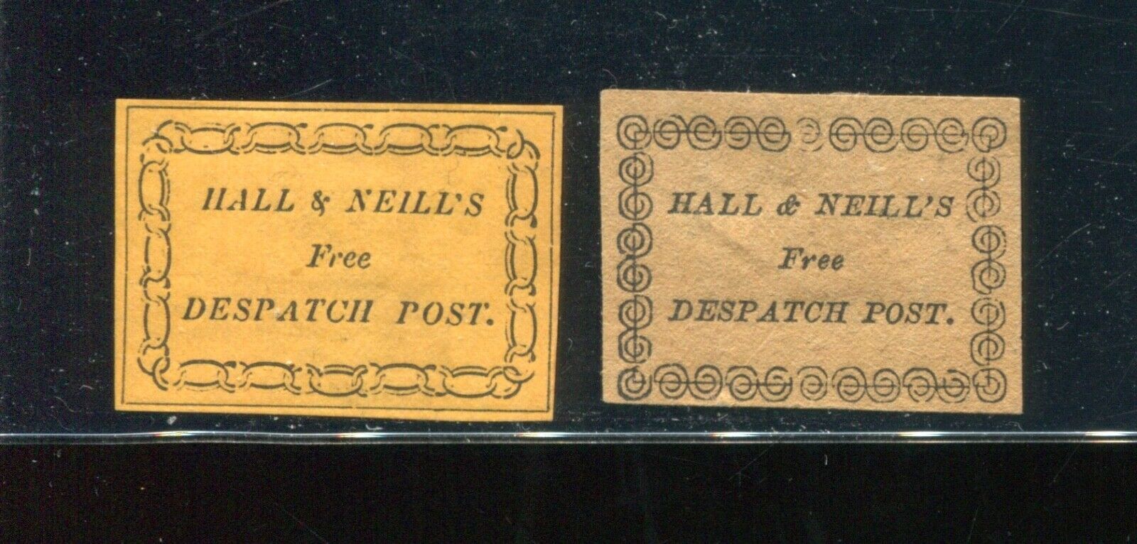 Hall & Neill's Despatch Post Lot of Bogus Types 1 & 2 Stamps CV $70 ...
