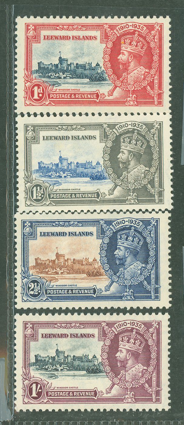 Leeward Islands #96-99 Unused Single (Complete Set) | Caribbean ...