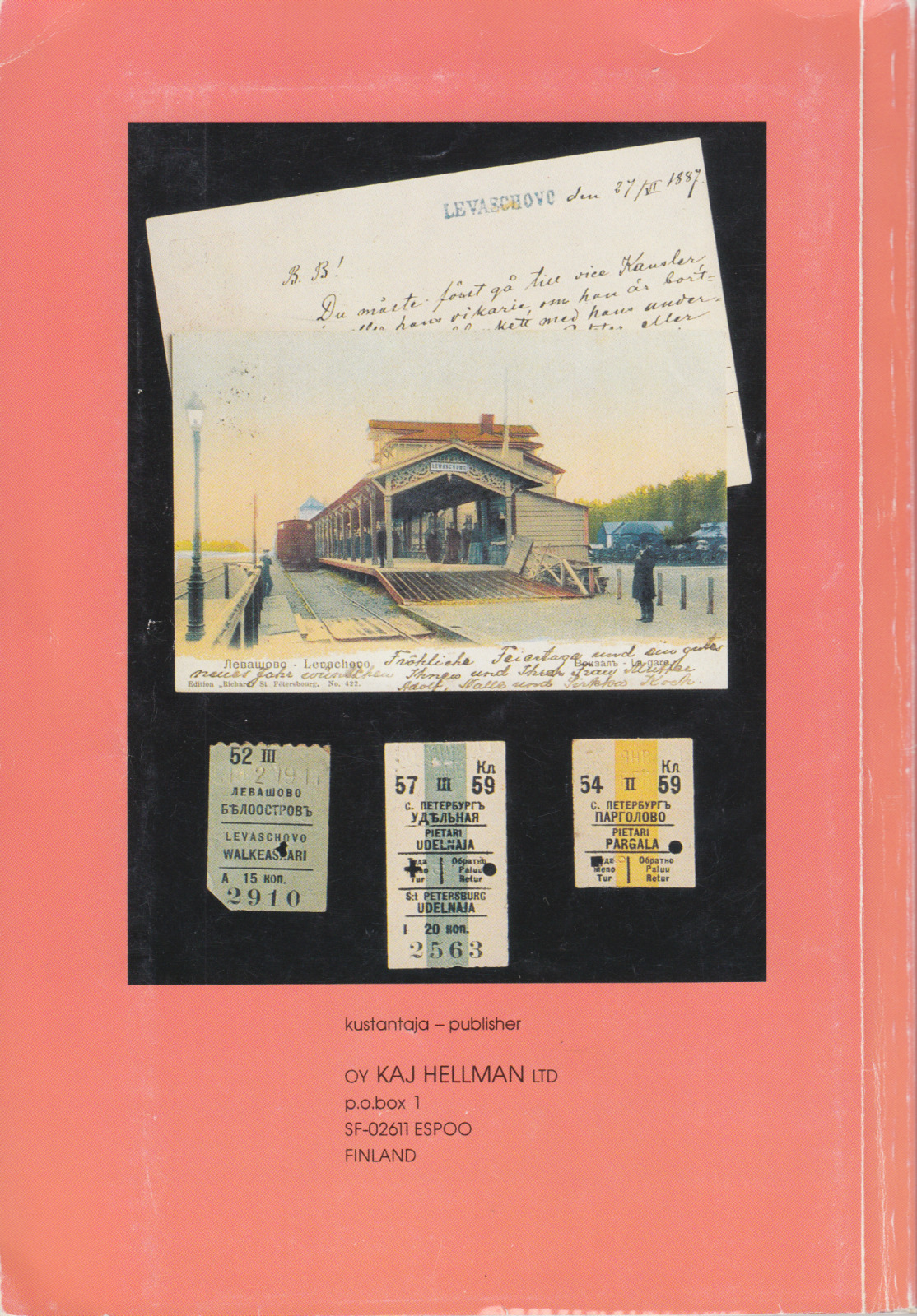 Railway Parcel Stamps of Finland, by Kaj Hellman, 1993 edition, gently ...