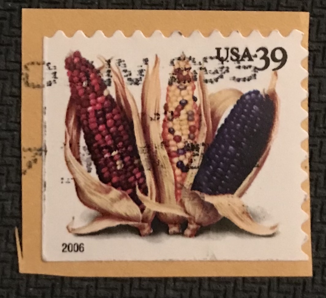US #4014 Used Booklet Single On Paper Corn SCV $.25 | United States ...