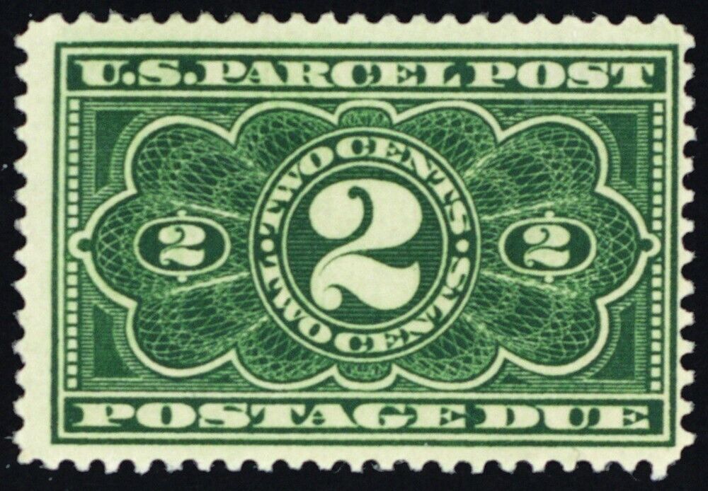 JQ2, Mint NH 2¢ Parcel Post Stamp SCV $160.00 - Stuart Katz | United ...