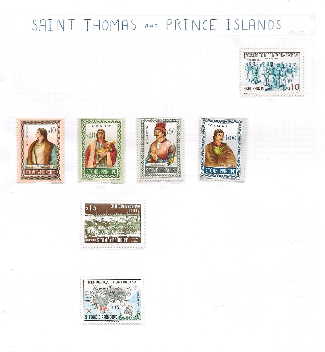 Binder with 112 pages and 532 Stamps - See scans and description ...