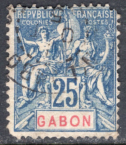 Gabon Scott 23 | Africa - Gabon, General Issue Stamp / HipStamp