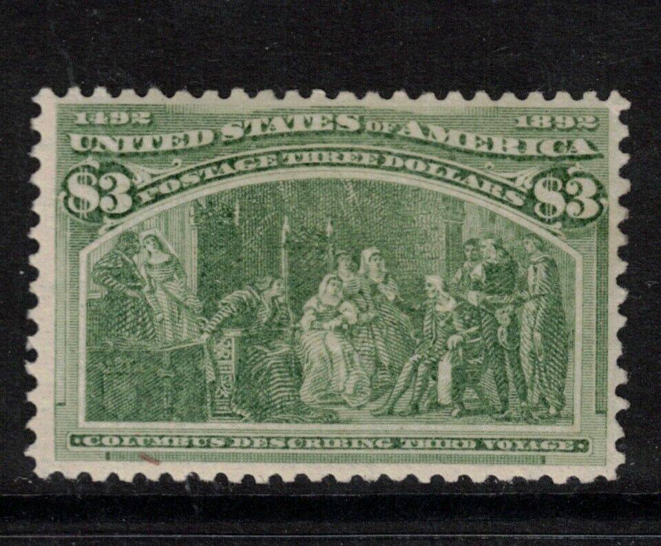 USA #243 Very Fine Mint Full Original Gum Very Lightly Hinged *With ...